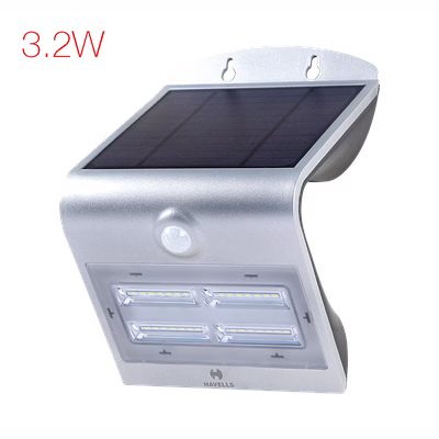 Solazen IP54 wall light (Grey) 3.2W LED with PIR sensor and inbuilt ...