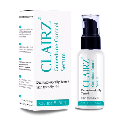 Clairz Comedone Control Serum 20 ML – Cosmetic care for Skin Wellness ...