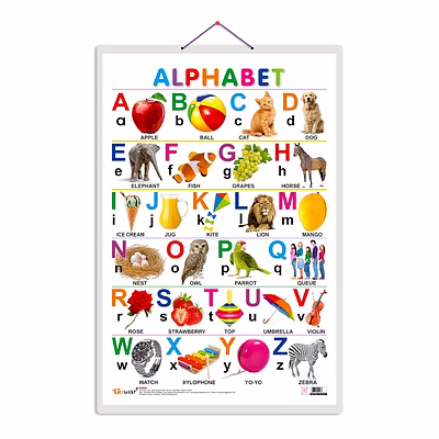 Alphabet [Wall Chart] Sawan Wall Chart at USD1.81/Unit | ID:8362162