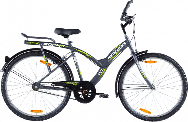 Hercules Rocky 3.0 RF 24T Lead Grey 24T Punjab Cycle Store