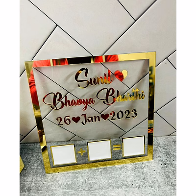 Capture Your Love Story: Customized Couple Thumb Impression Frame ...