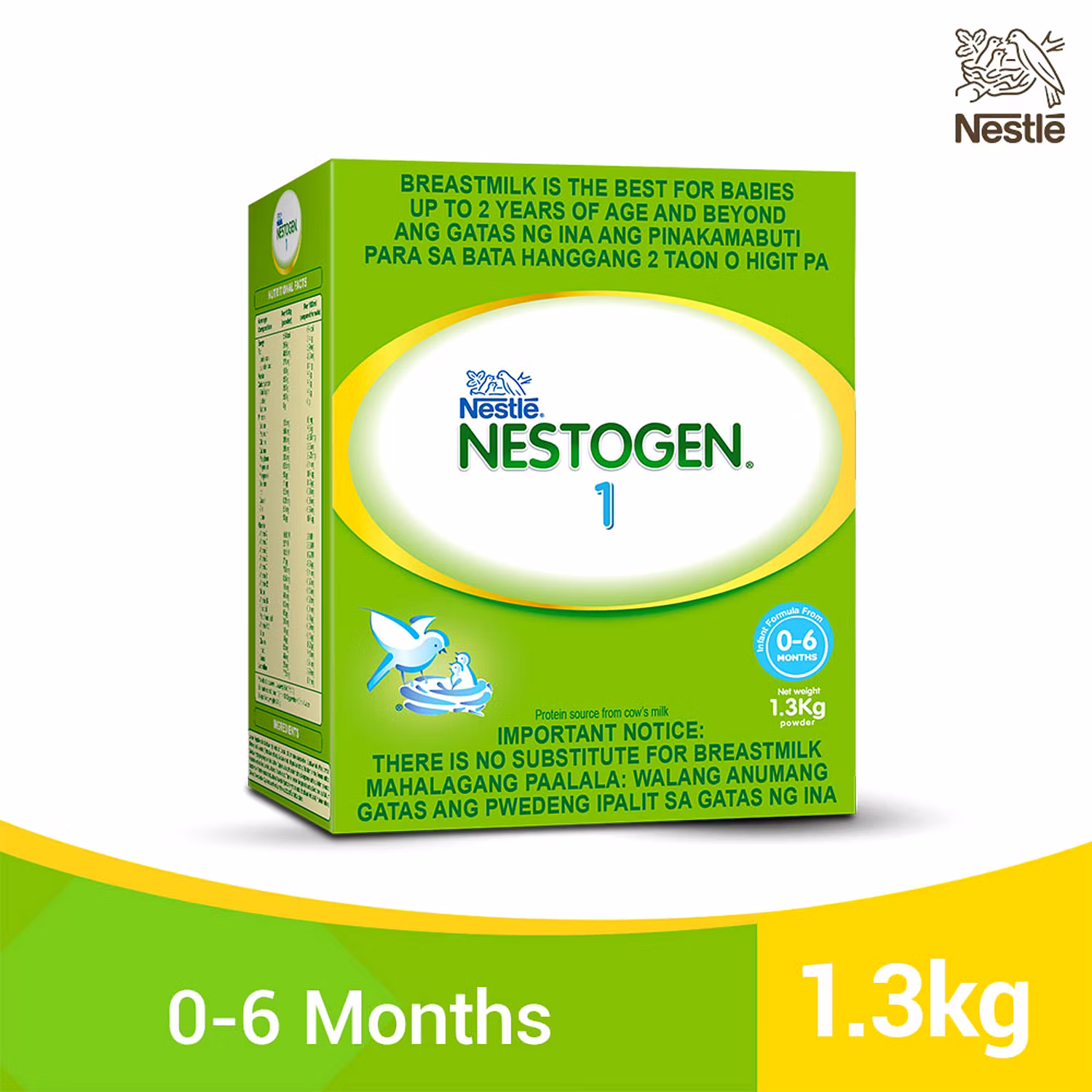 Nestogen 1 for 0-6 Months Old Bag in Box 1.3kg - | NCCC Online Store