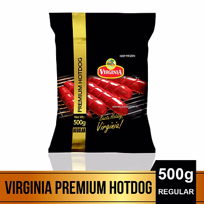 Virginia Premium Hotdog Regular 500g - | NCCC Online Store