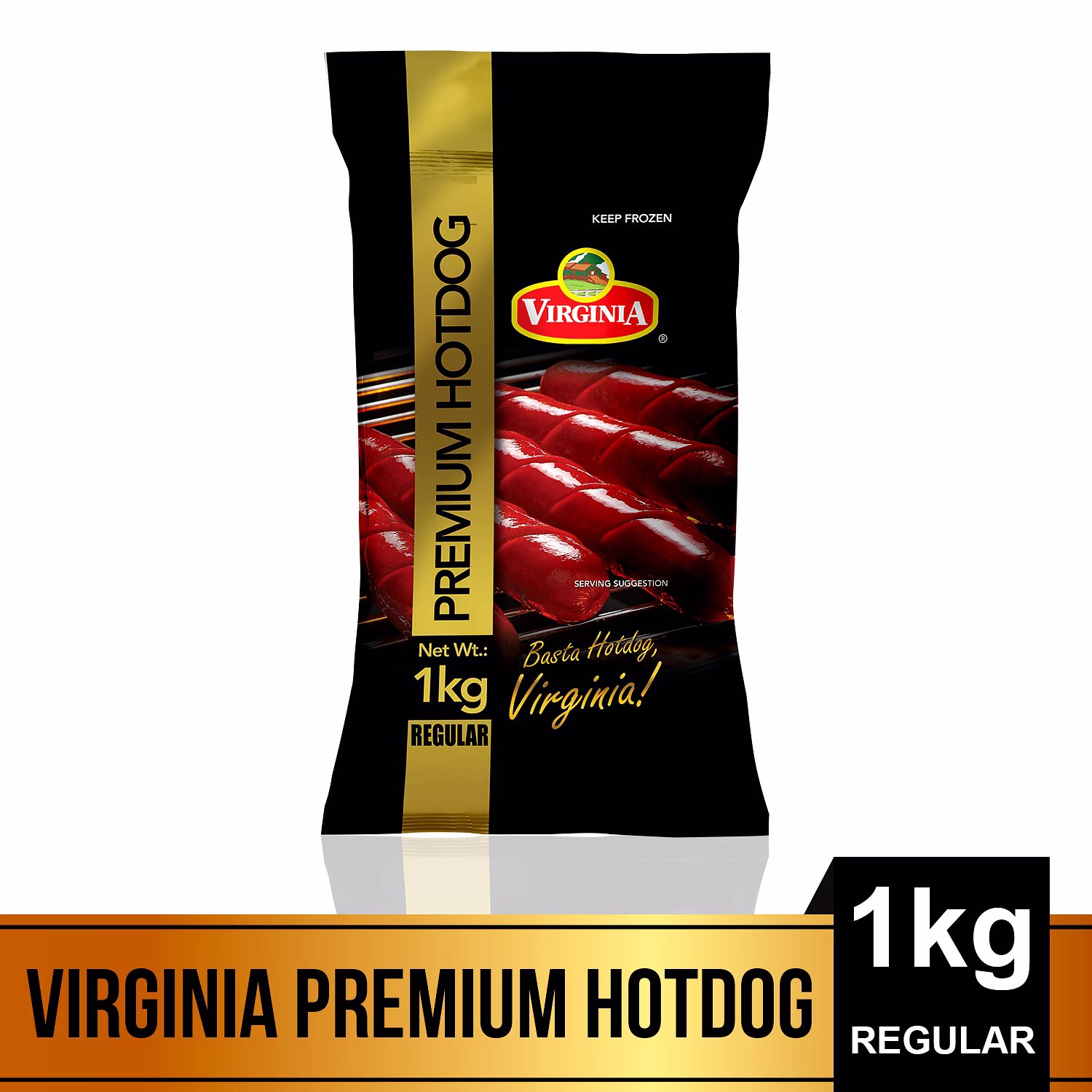 Virginia Premium Hotdog Regular 1kg - | NCCC Online Store