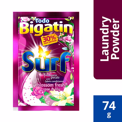 Surf Powder Detergent Blossom Fresh 74g Sachet - | NCCC Online Store