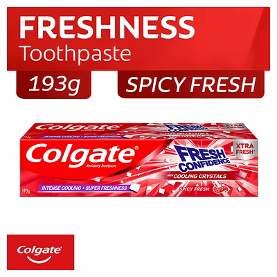 Colgate Toothpaste Fresh Confidence with Cooling Crystals Spicy Fresh ...