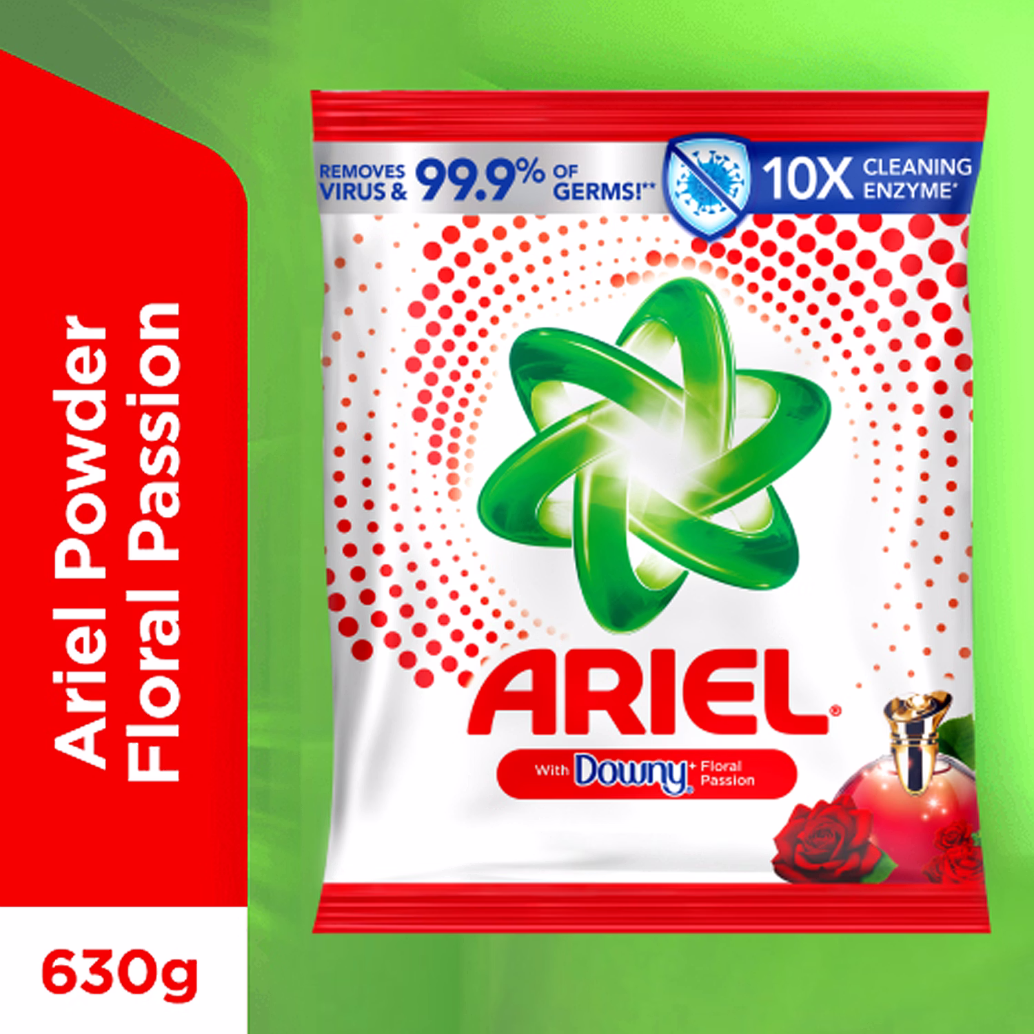 Ariel Laundry Powder with Freshness of Downy 630g - | NCCC Online Store