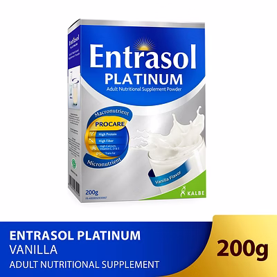 Entrasol Platinum Adult Nutritional Powder Drink Vanilla 200g - | NCCC ...