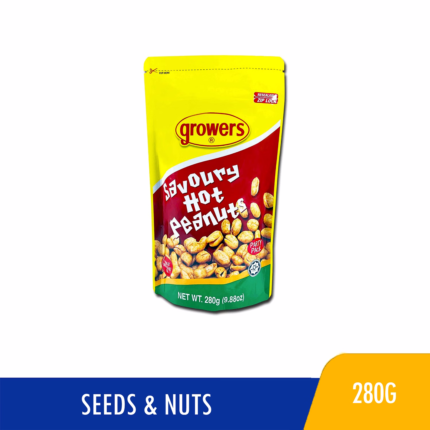 Growers Peanut Savoury Hot 280g - | NCCC Online Store
