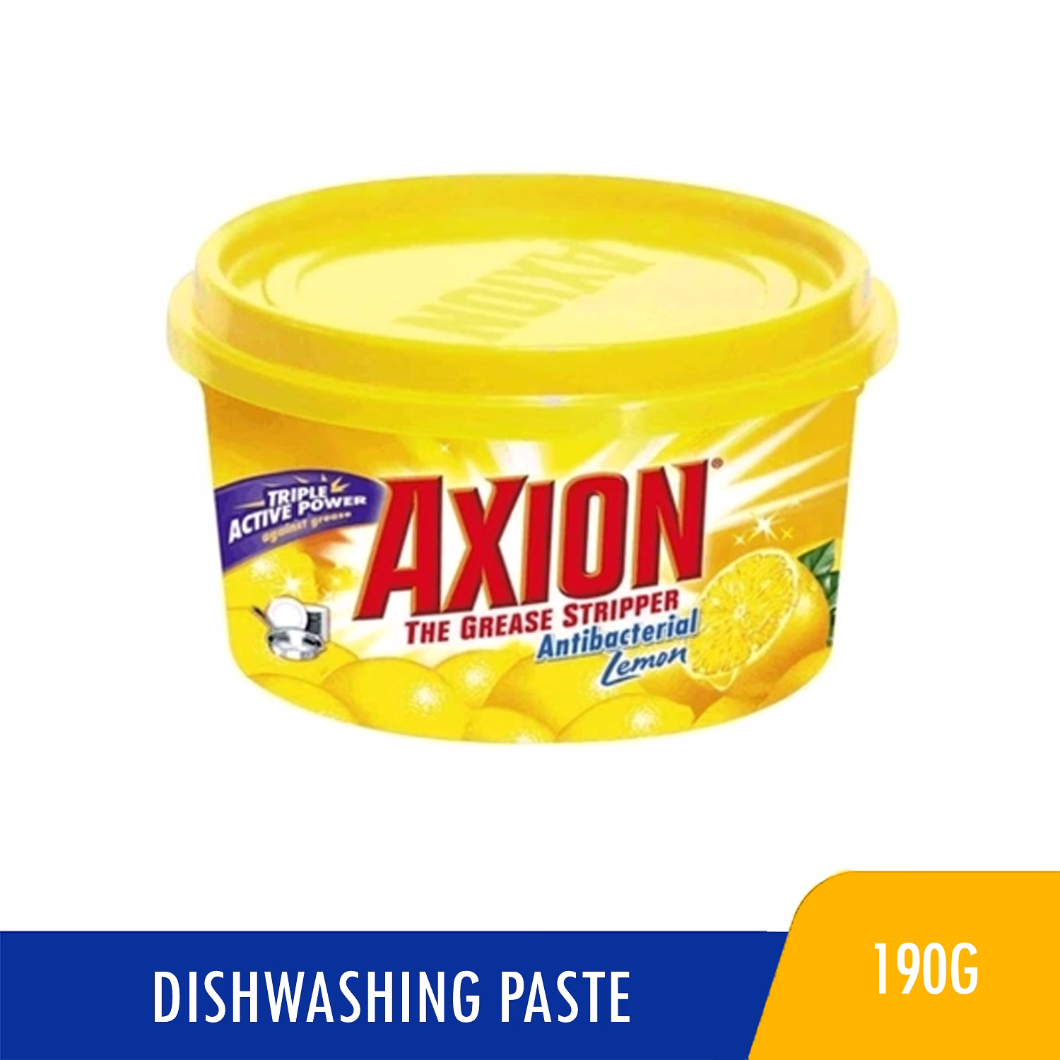 Axion Dishwashing Paste Lemon 190g - | NCCC Online Store