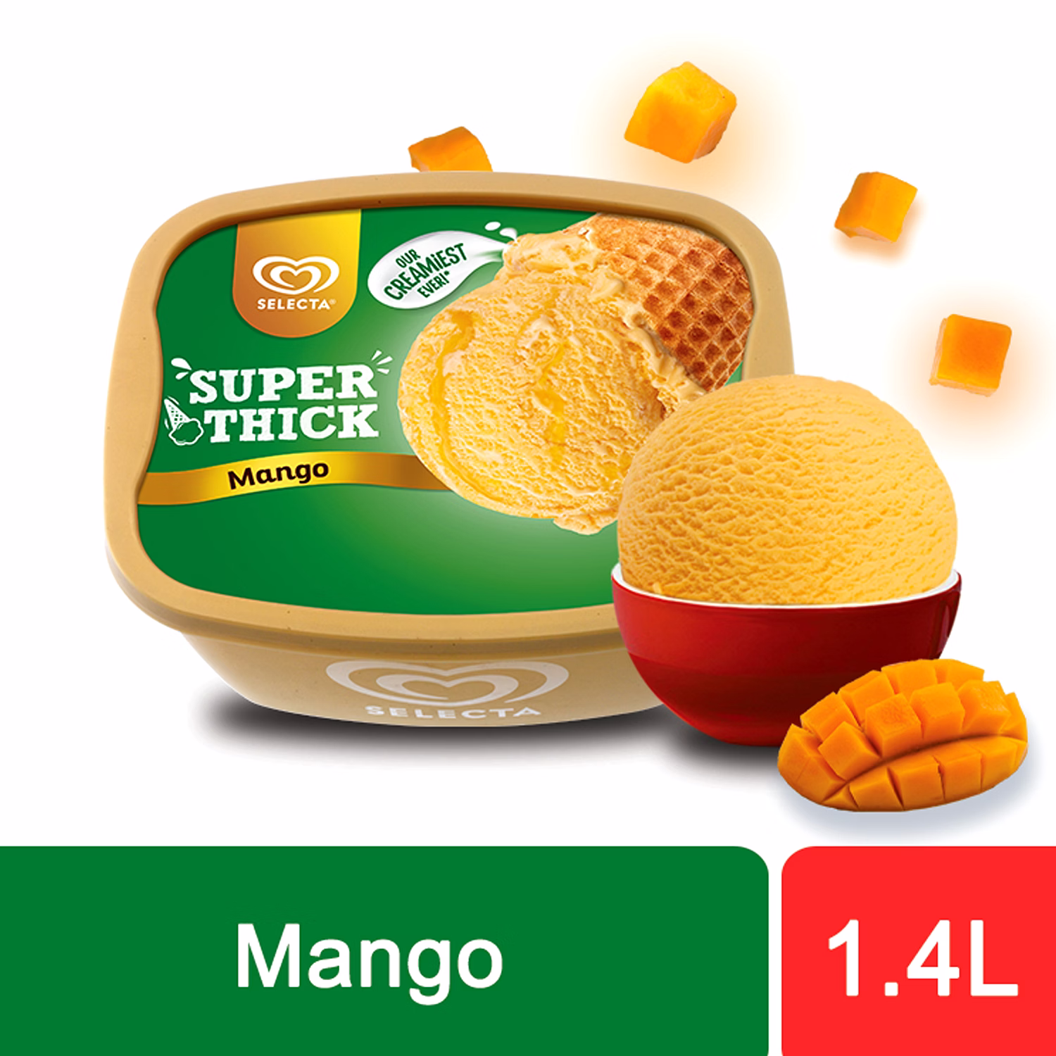 Selecta Mango Ice Cream 1.4L - | NCCC Online Store