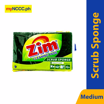 Zim Scouring Pad Scrub Sponge Medium - | NCCC Online Store