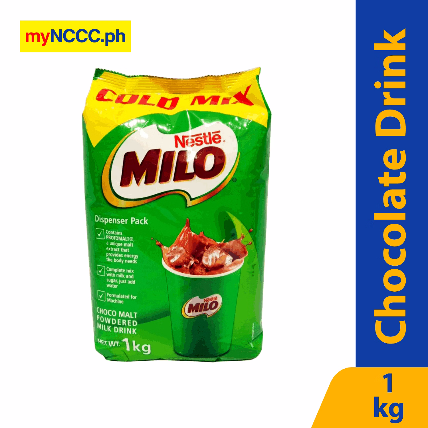 Milo Cold Mix 1kg - | NCCC Online Store