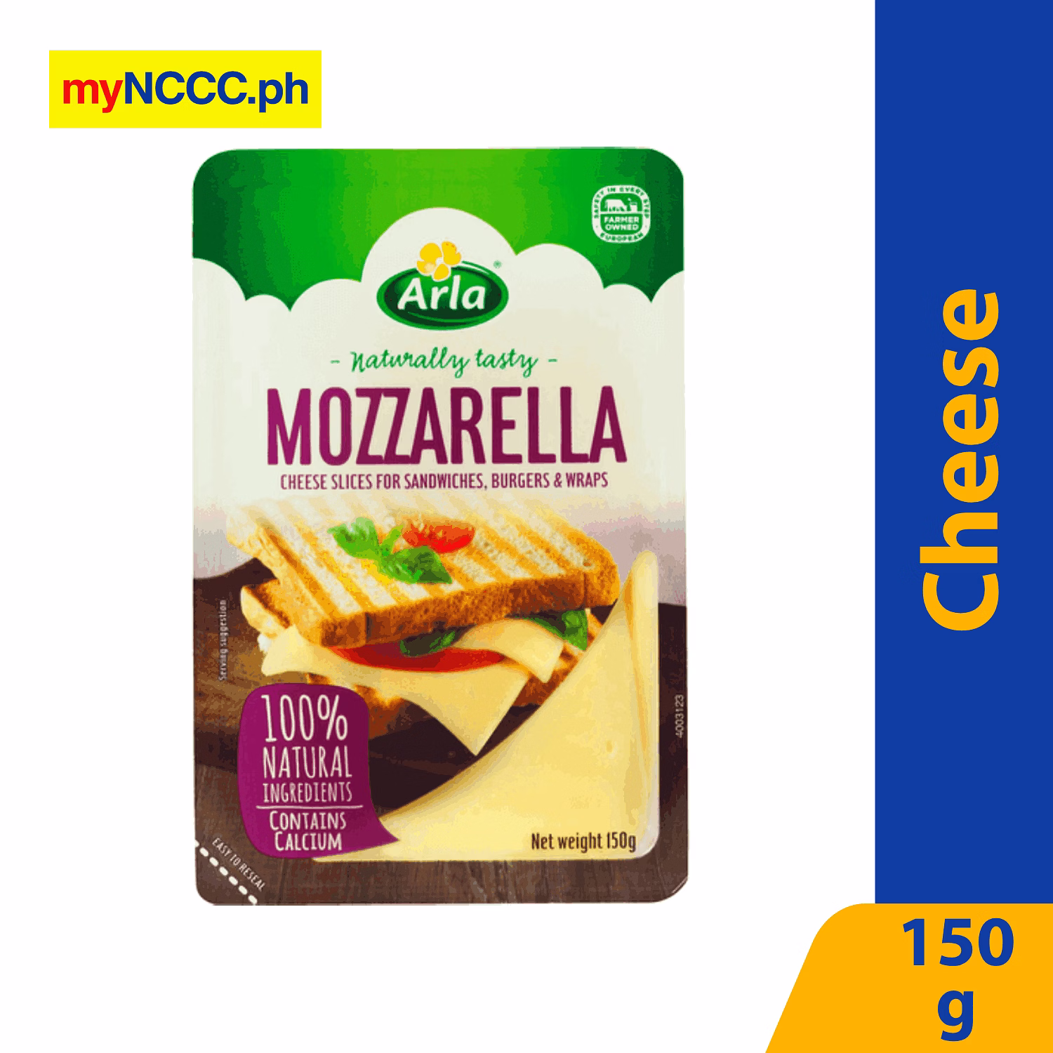 Arla Mozzarella Slices 150g - | NCCC Online Store