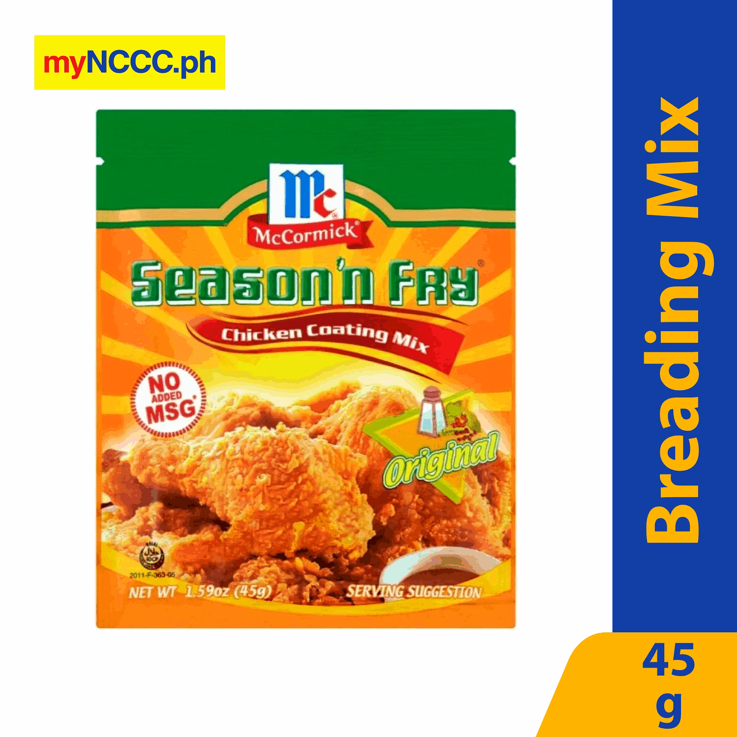 McCormick Season'n Fry Chicken Coating Mix Original Flavor 45g - | NCCC ...