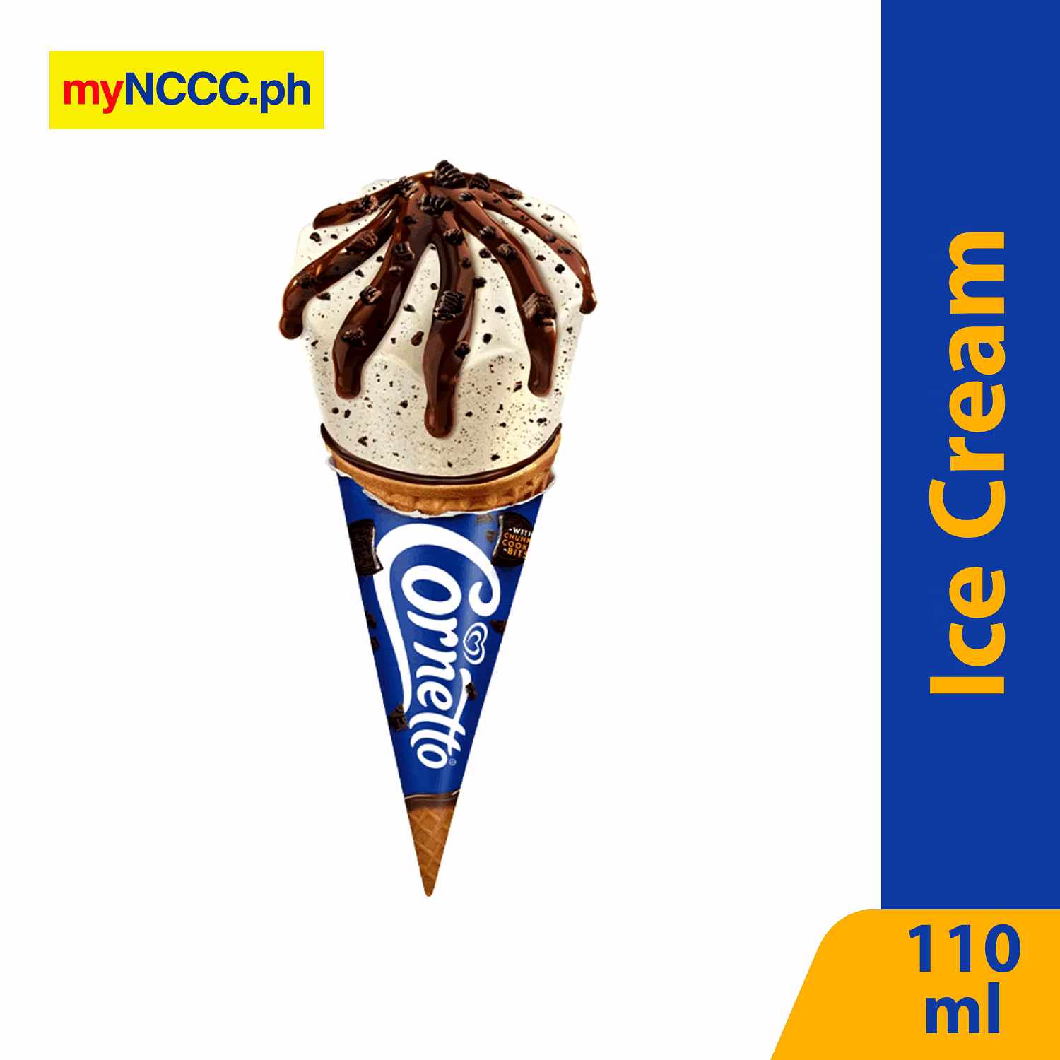 Selecta Cornetto Cookies & Cream Ice Cream 110ml - | NCCC Online Store