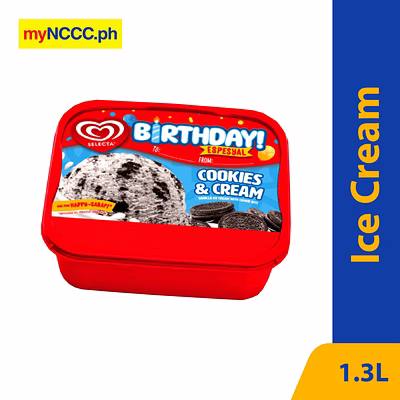 Selecta Ih Birthday Especial Cookies & Cream 1.3L - | NCCC Online Store