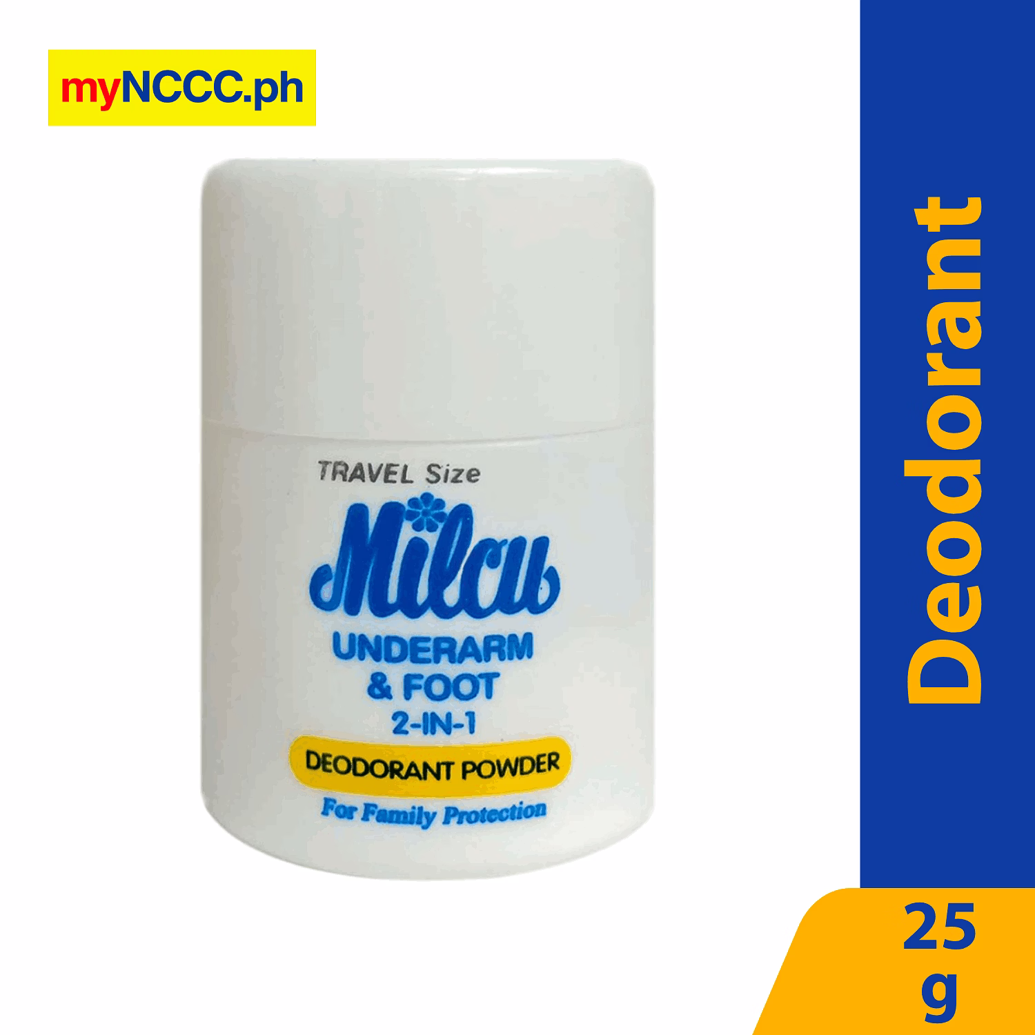 Milcu Deo Powder 25g - | NCCC Online Store