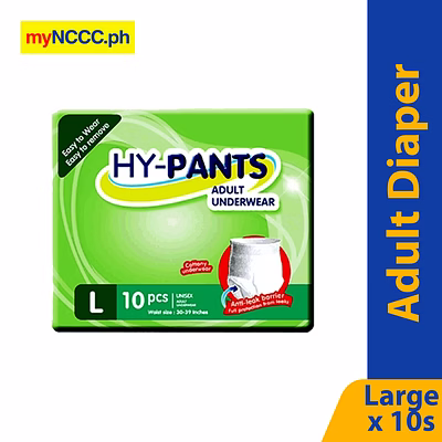HY-Pants Adult Underwear Large 10s - | NCCC Online Store