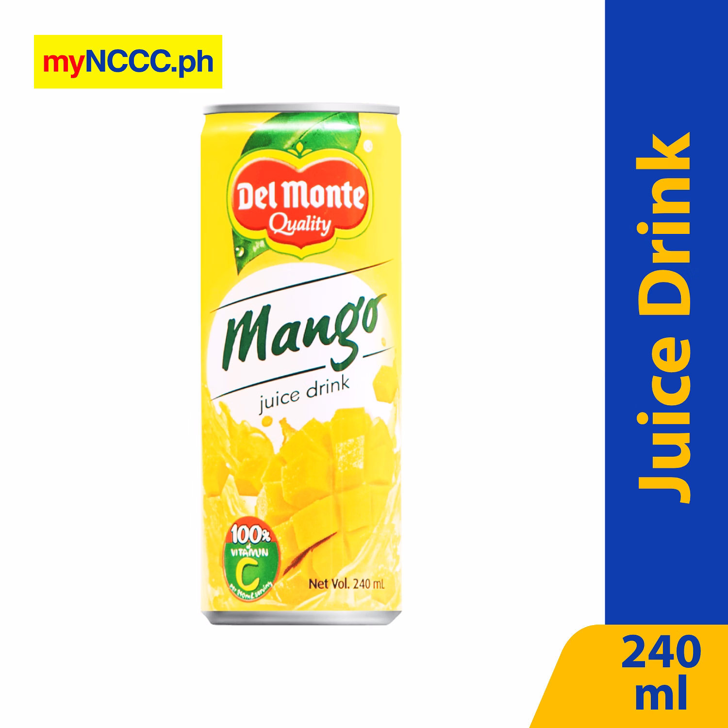Del Monte Juice Drink Sweetened Mango 240ml - | NCCC Online Store