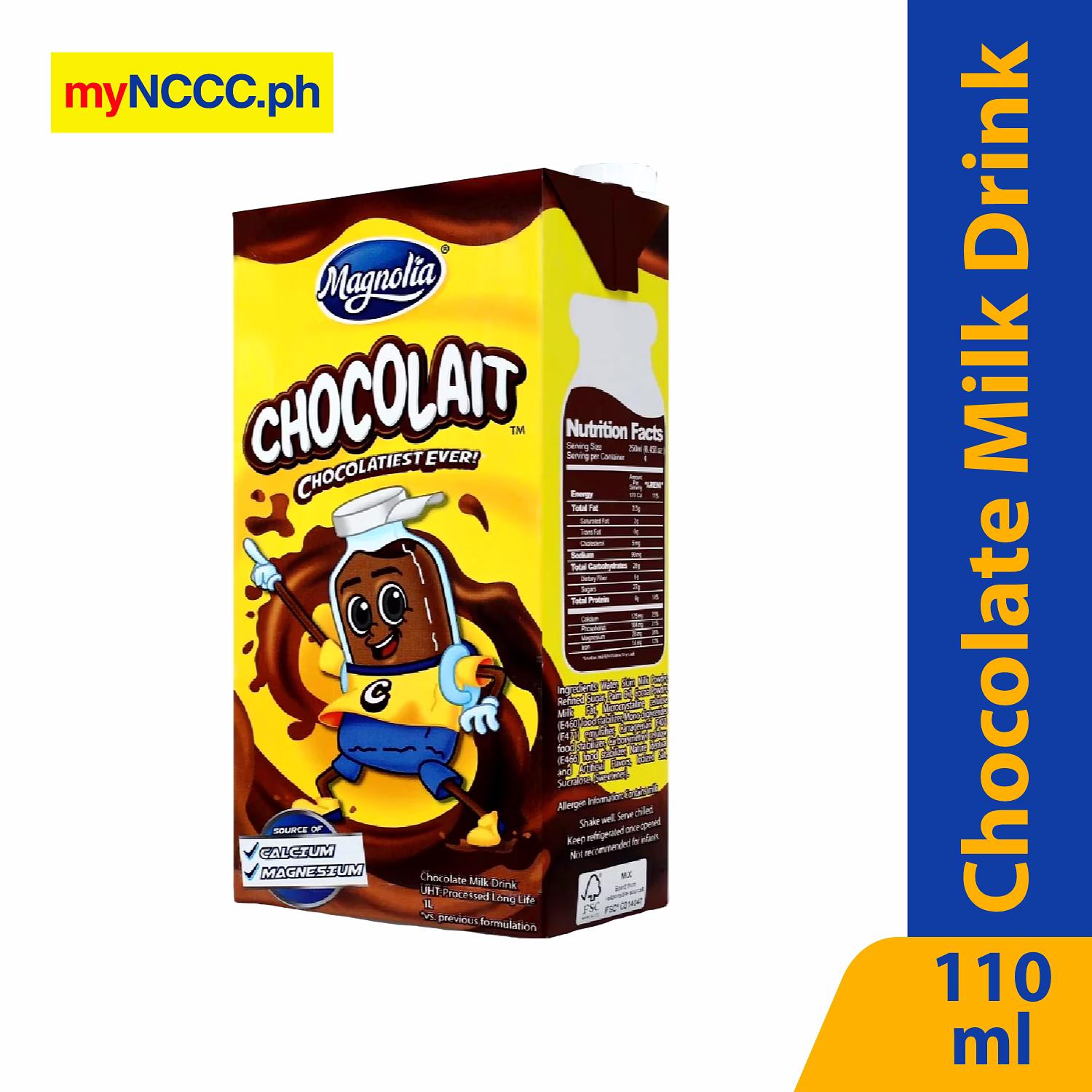 Magnolia Chocolait Chocolate Milk Drink UHT 1L - | NCCC Online Store