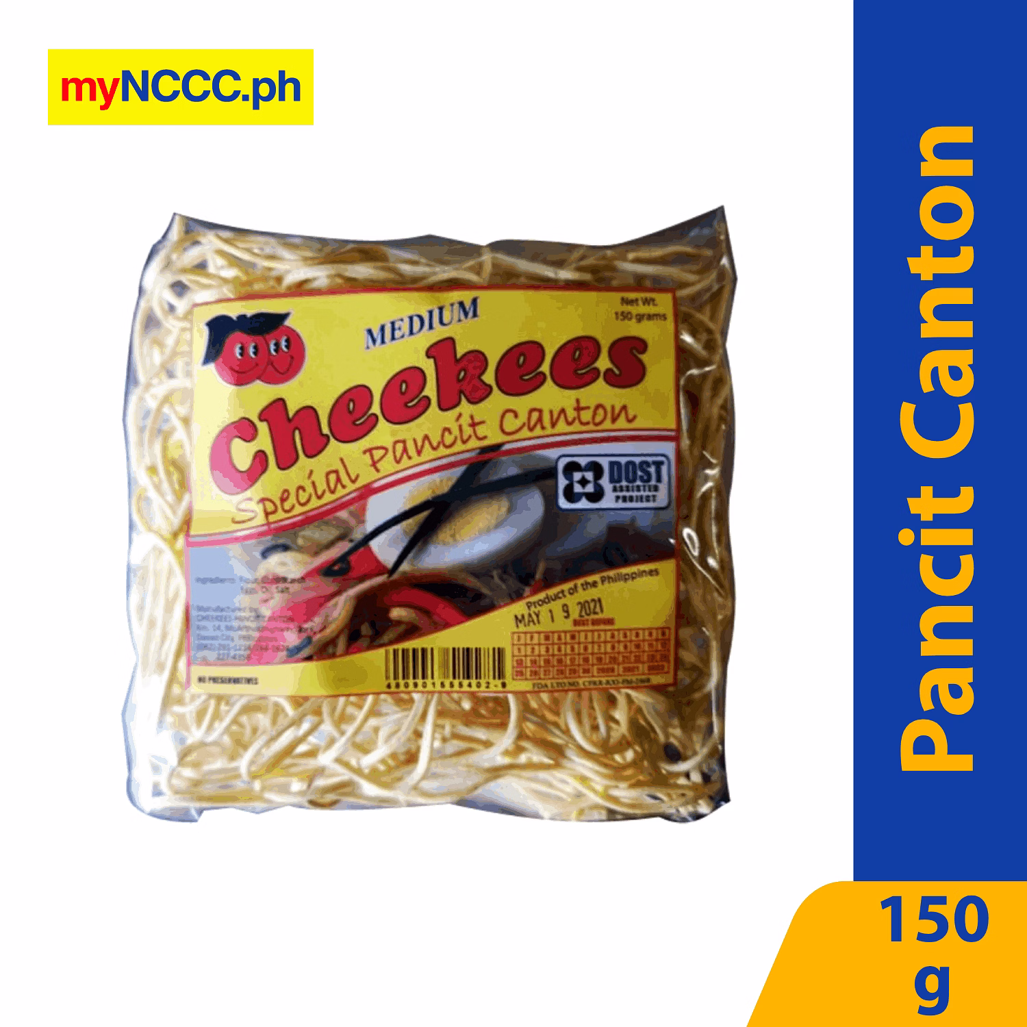 Cheekees Pancit Canton Medium 150g - | NCCC Online Store