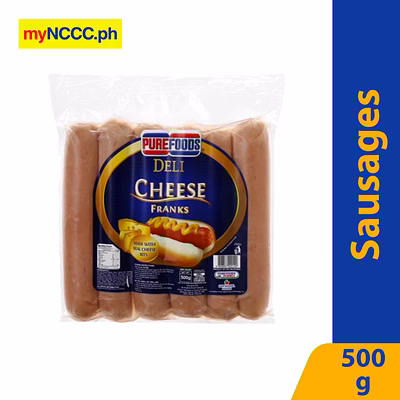 Purefoods Cheese Franks Jumbo 500g - | NCCC Online Store