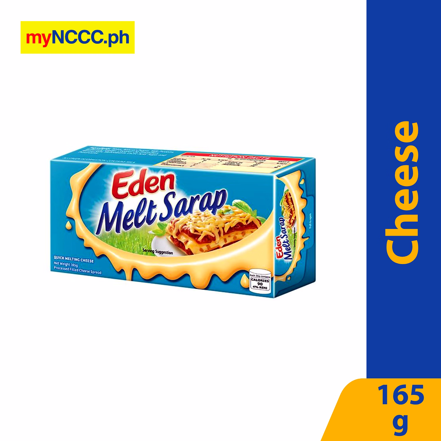 Eden Cheese Melt Sarap 165g - | NCCC Online Store