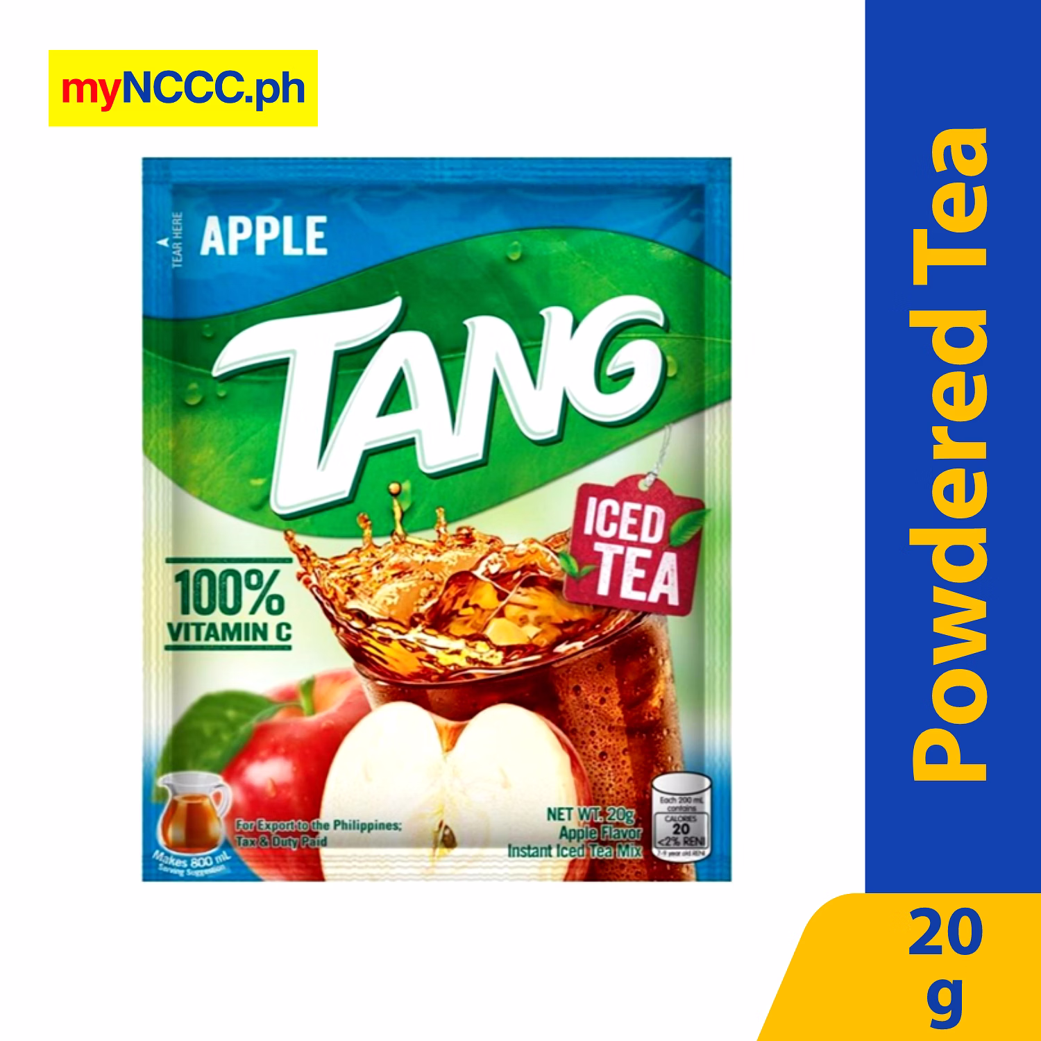 Tang Iced Tea Apple 20g - | NCCC Online Store