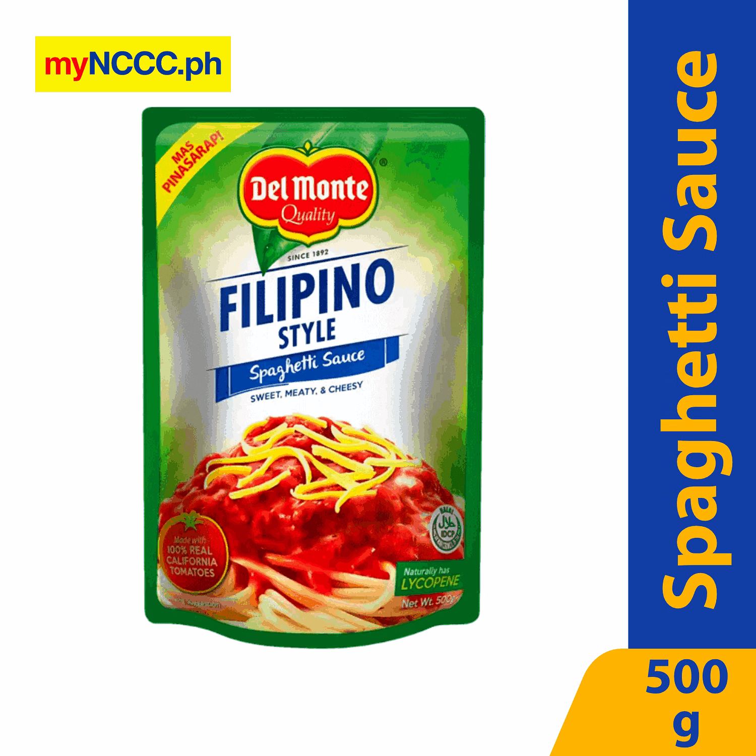Del Monte Spaghetti Sauce Filipino Style Stand-up Pouch 500g - | NCCC ...