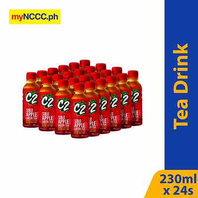 C2 Solo Green Tea Apple 230mlx24s - | NCCC Online Store
