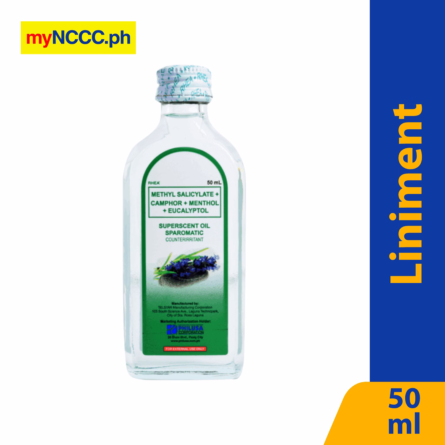 Rhea Superscent Oil Sparomatic 50ml - | NCCC Online Store