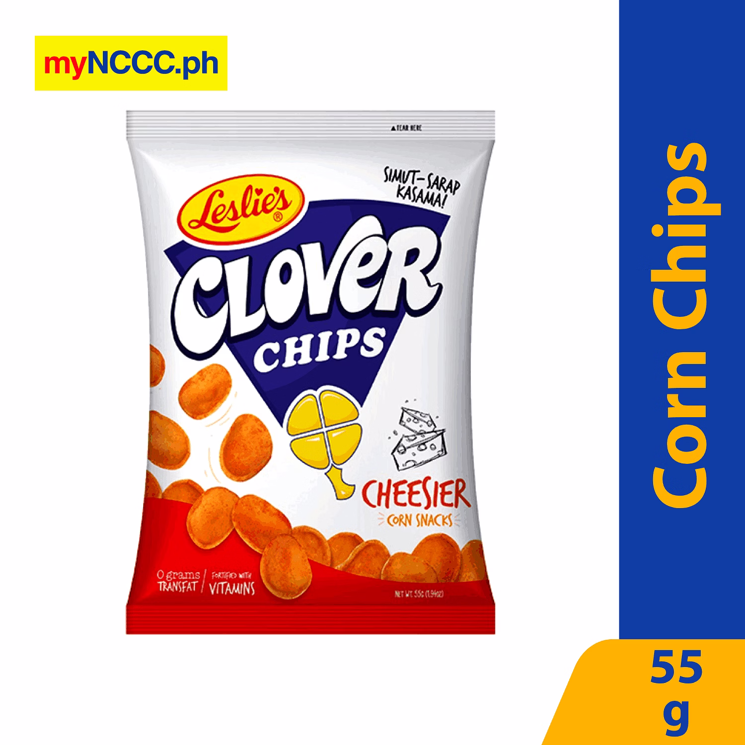 Clover Chips Cheesier 55g - | NCCC Online Store