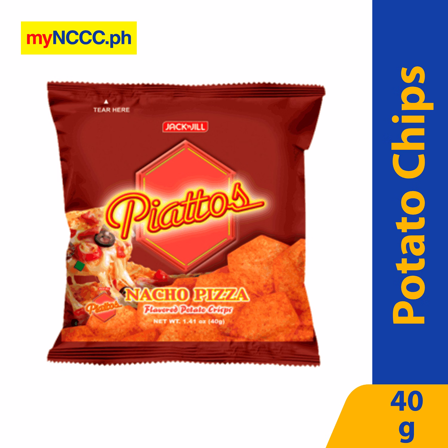 Piattos Nacho Pizza 40g - | NCCC Online Store