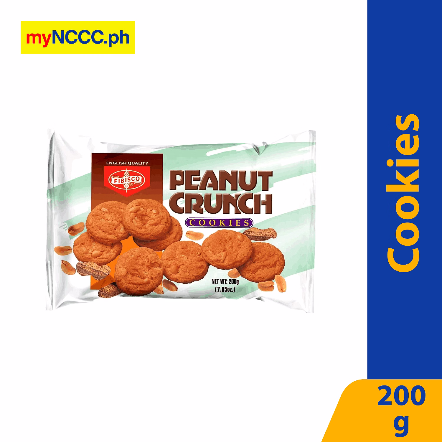 Fibisco Peanut Crunch Cookies 200g - | NCCC Online Store