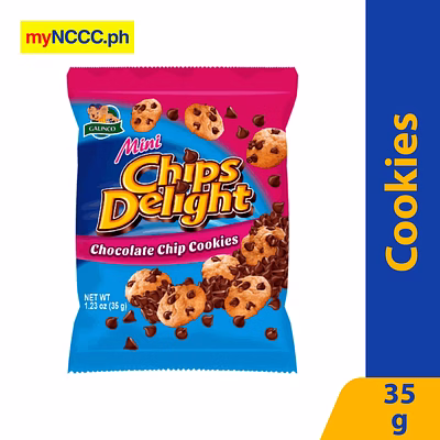 Chips Delight Mini Chocolate Chips Cookies 35g - | NCCC Online Store