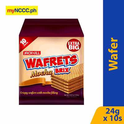 Jack 'N Jill Wafrets Brix Mocha 24gx10s - | NCCC Online Store