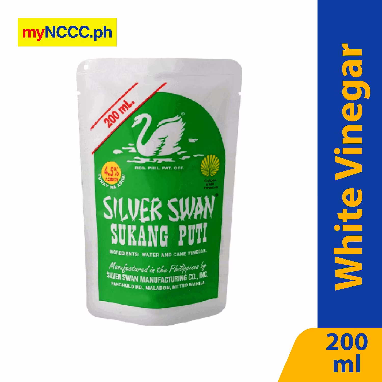 Silver Swan Sukang Puti 200ml - | NCCC Online Store
