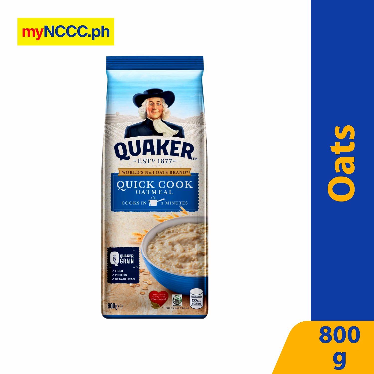 Quaker Quick Cooking Oatmeal 800g - | NCCC Online Store