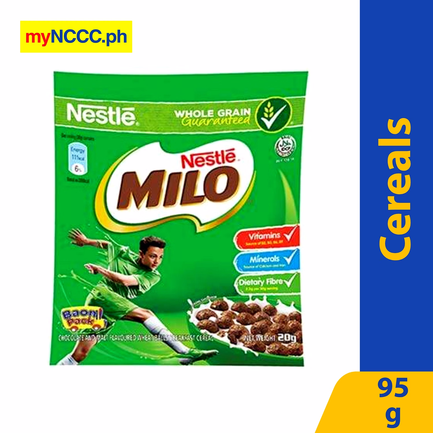 Milo Breakfast Cereal Balls Flow Pack 20g - | NCCC Online Store