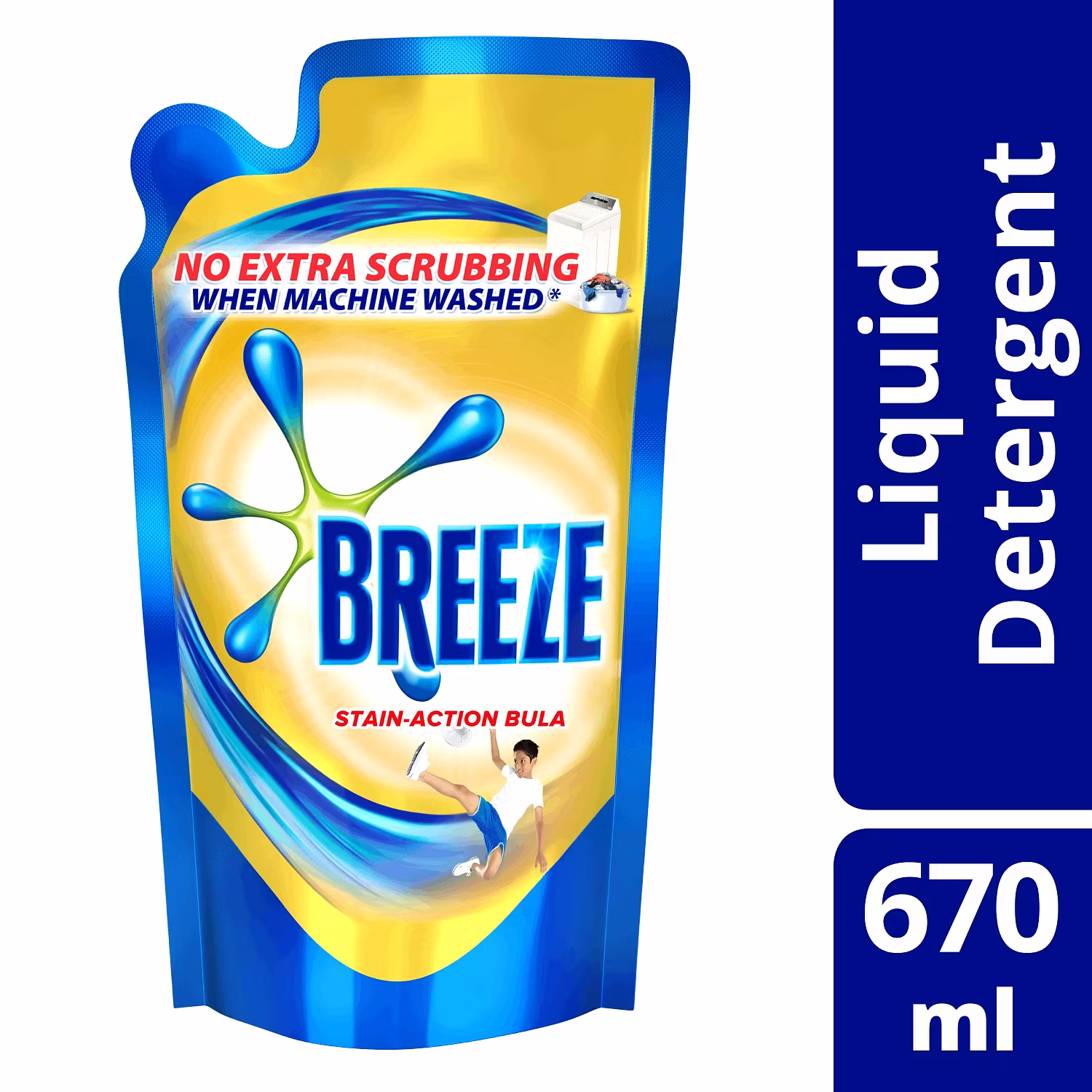 Breeze Liquid Detergent Stain Action Bula Refill 670ml - | NCCC Online Store