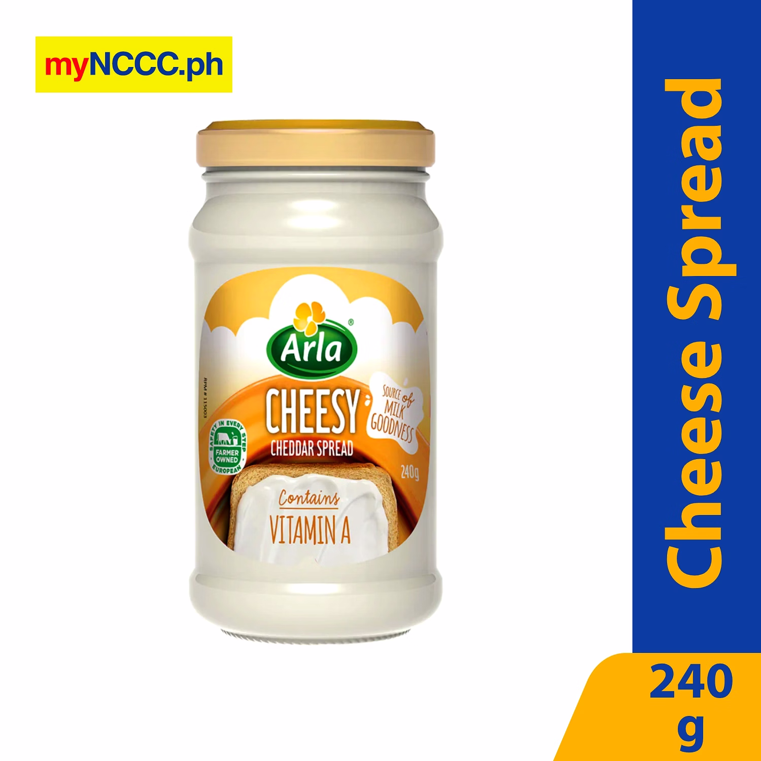 Arla Cheesy Cheddar Spread 240g - | NCCC Online Store