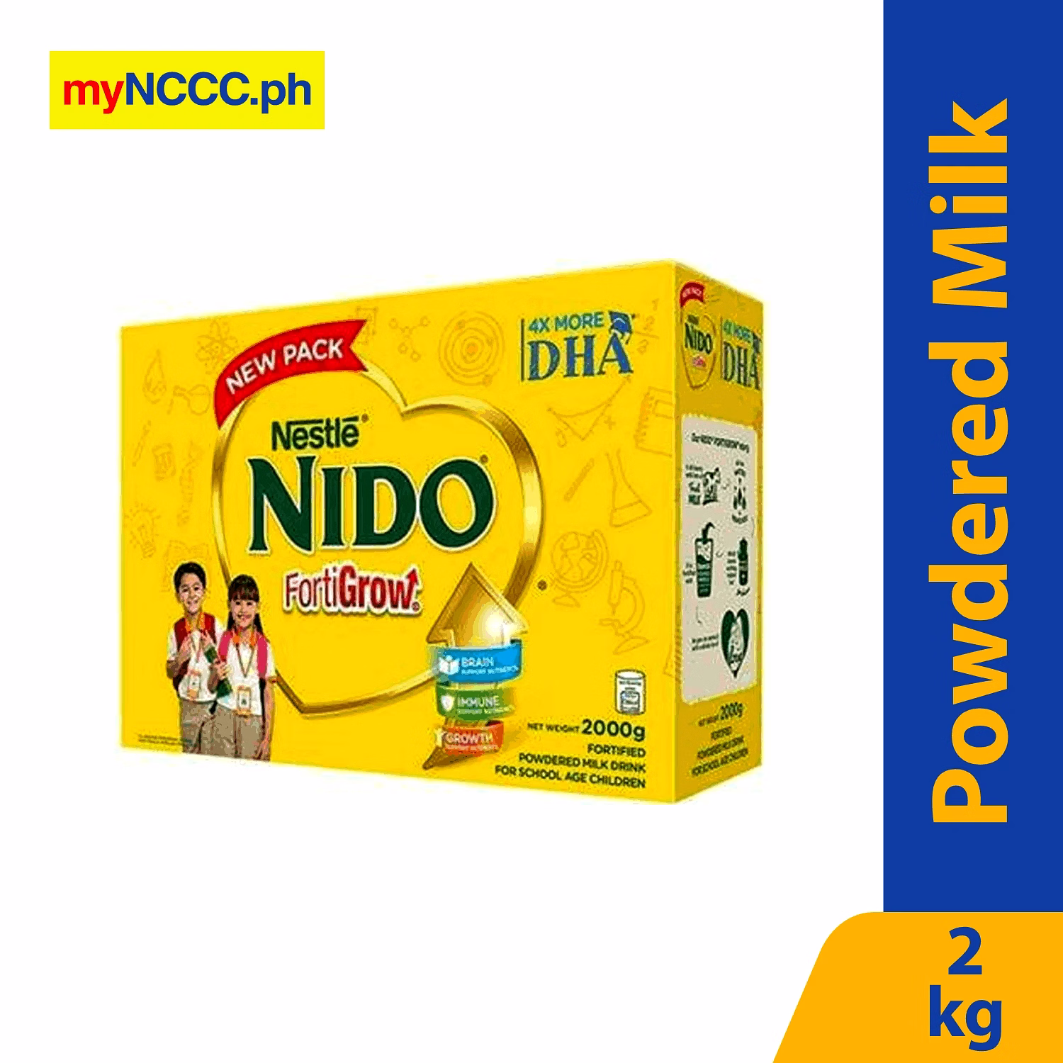 Nido Fortigrow Fortified Powdered Milk Drink 2kg - | NCCC Supermarket