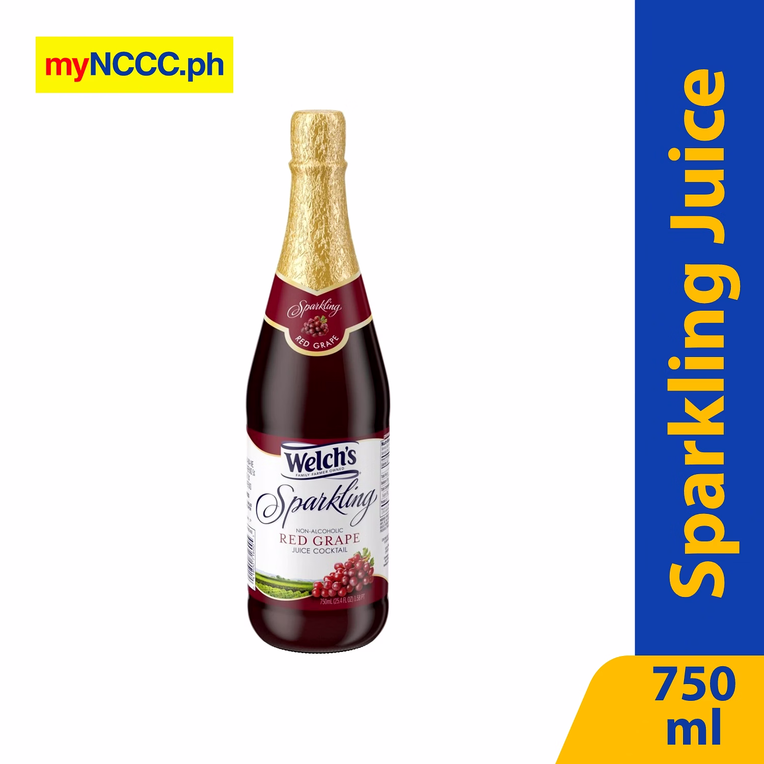 Welch's Sparkling Red Grape Juice Cocktail 750ml - | NCCC Online Store