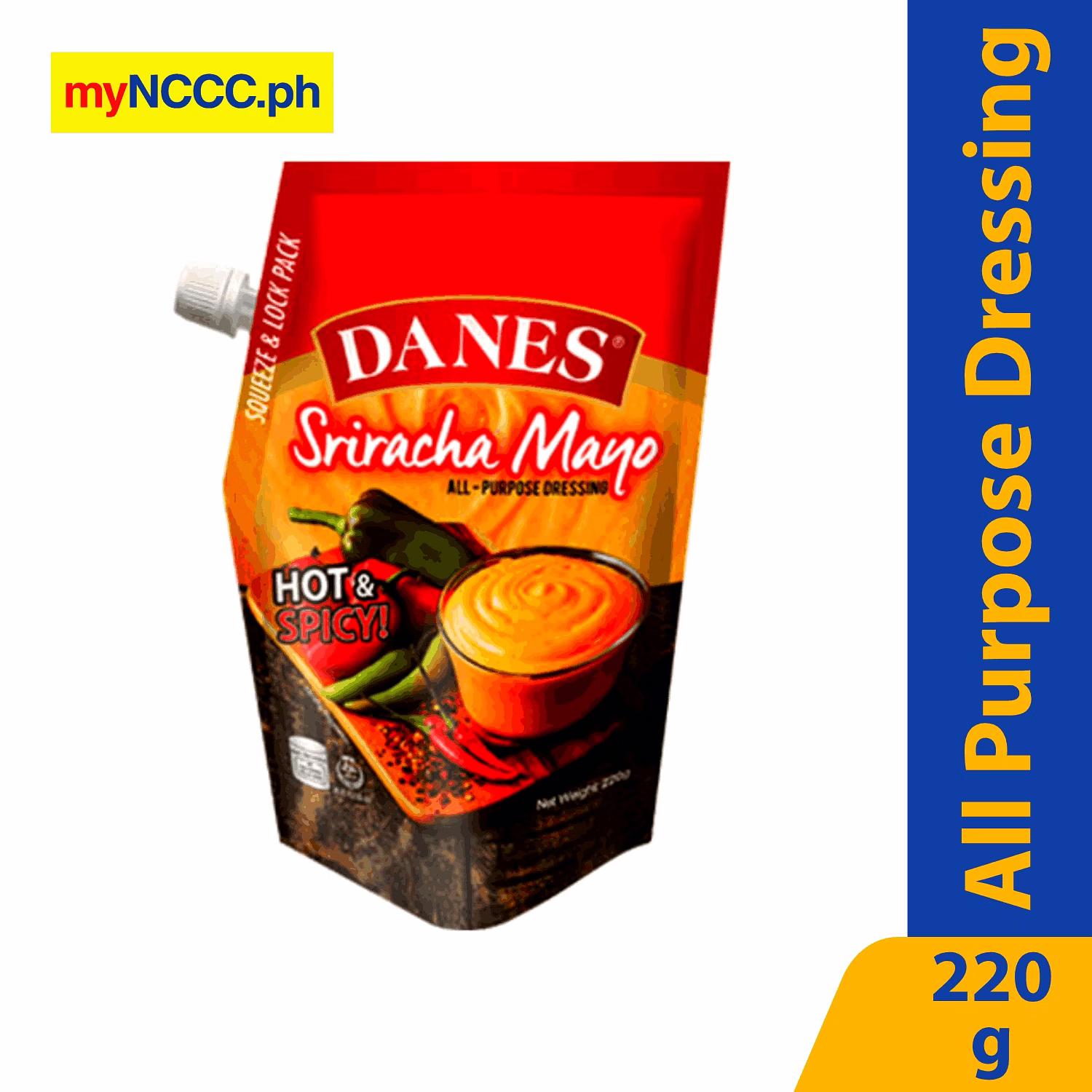 Danes All Purpose Dressing Sriracha Mayo Hot and Spicy 220g - | NCCC ...