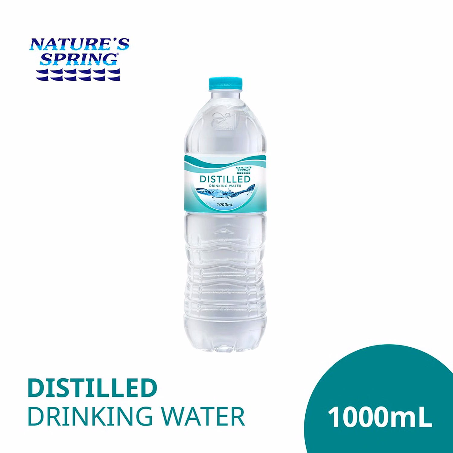 Nature's Spring Distilled Drinking Water 1L - | NCCC Supermarket