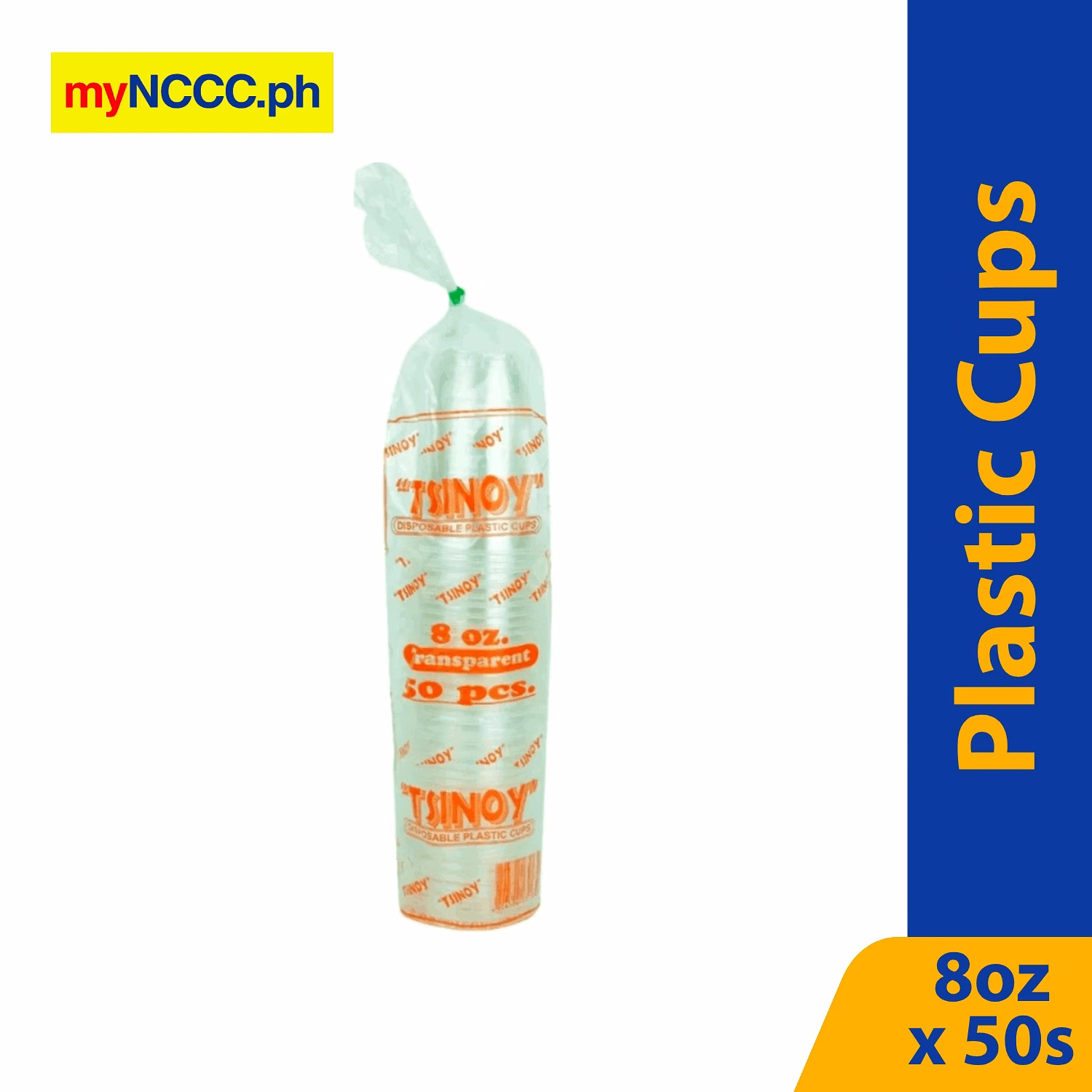 Tsinoy Plastic Cups 8ozx50s - | NCCC Supermarket