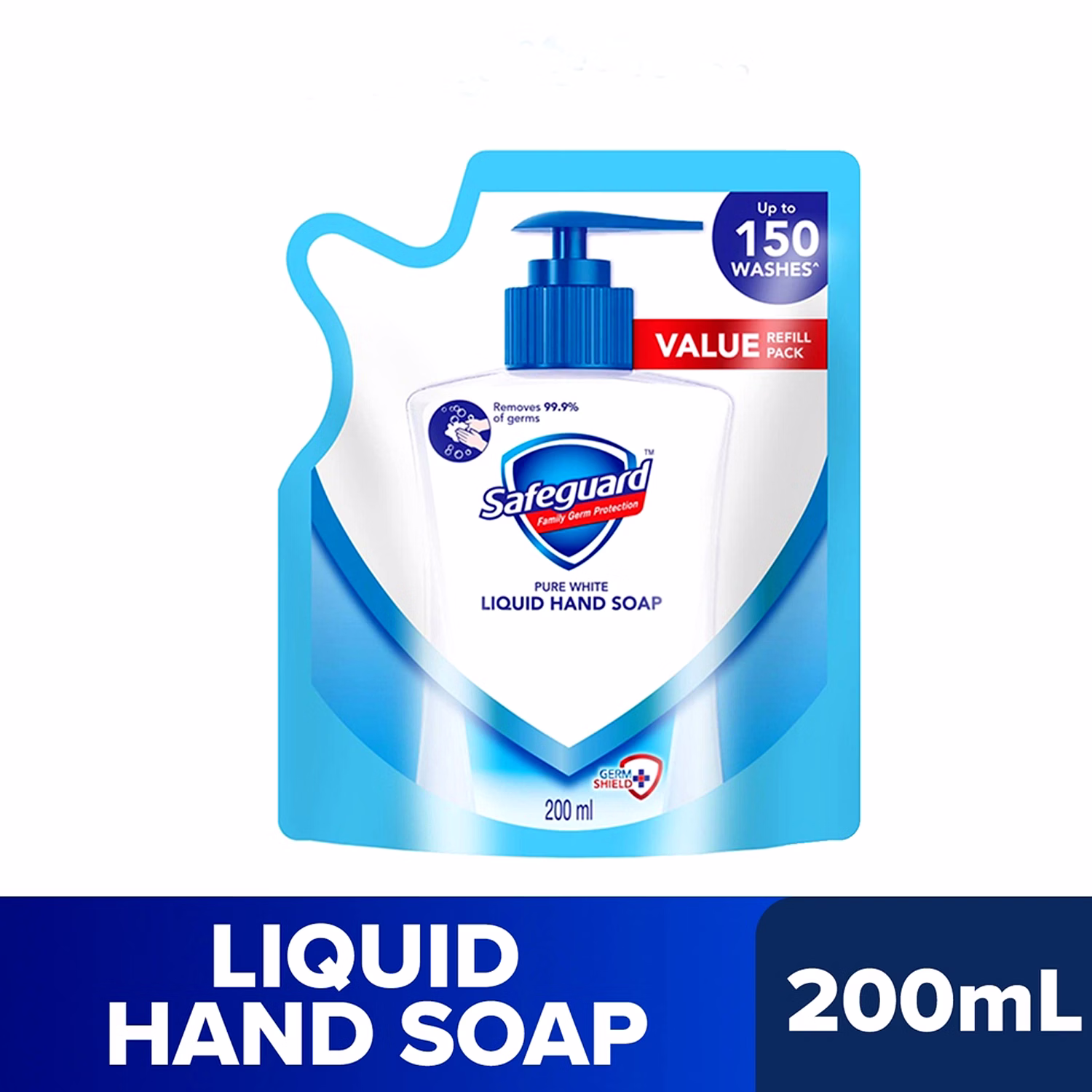 Safeguard Liquid Handsoap White 200ml Refill - | NCCC Online Store
