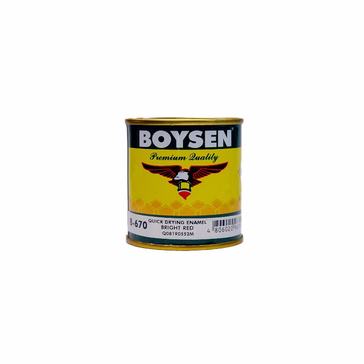 Boysen Quick Drying Enamel - Bright Red, 1/4l | Palawan Mall