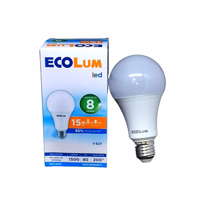 Ecolum Led Bulb Daylight E27 - 15w | Tagum Mall